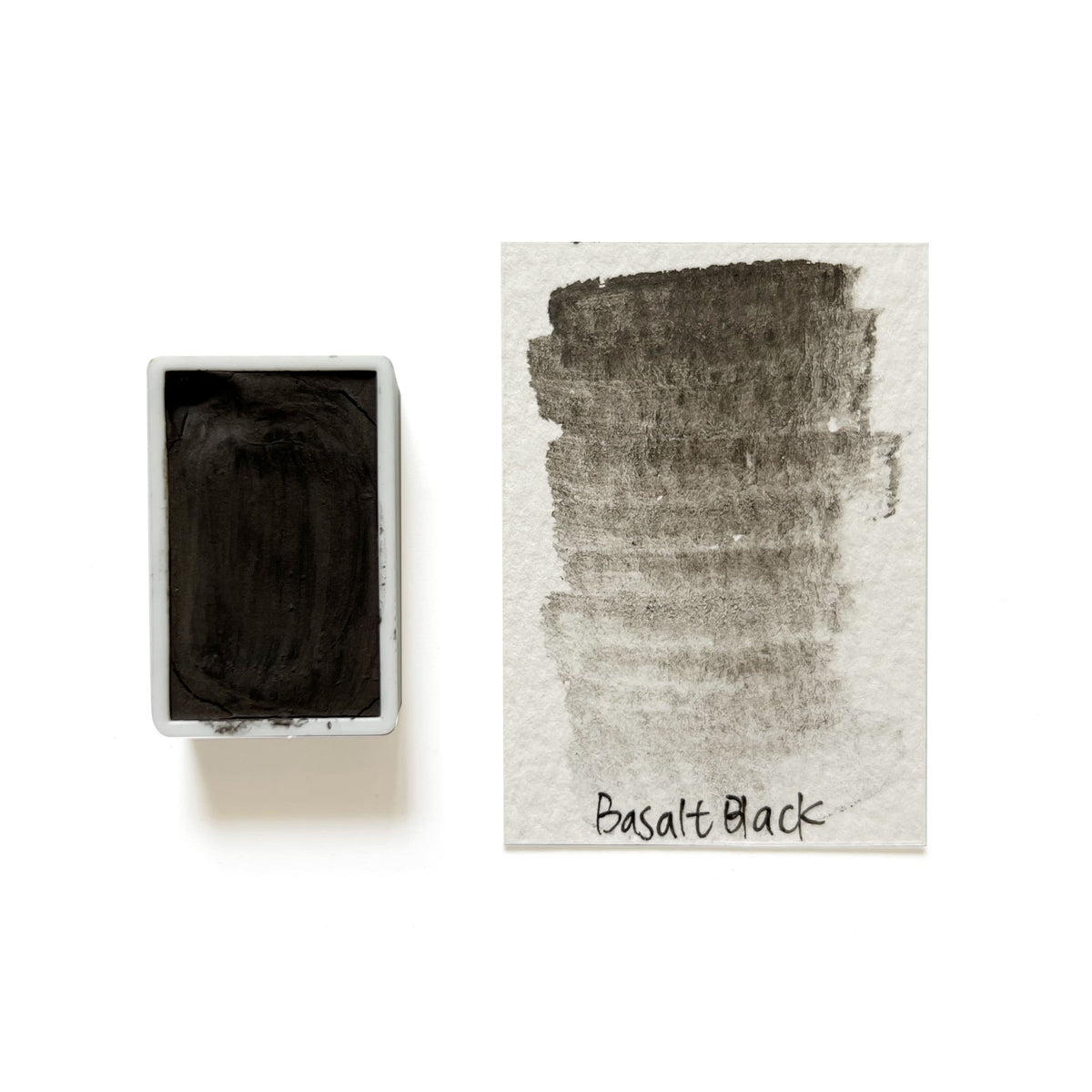 Basalt Black - Artist Grade Handmade Honey Based Watercolor Paint Full ...