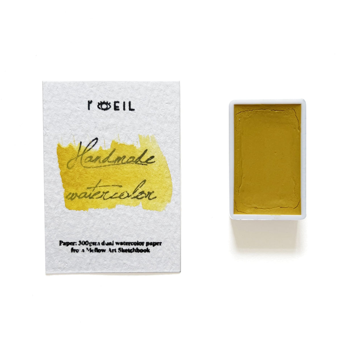 Clayton Yellow - Artist Grade Handmade Honey Based Watercolor Paint ...
