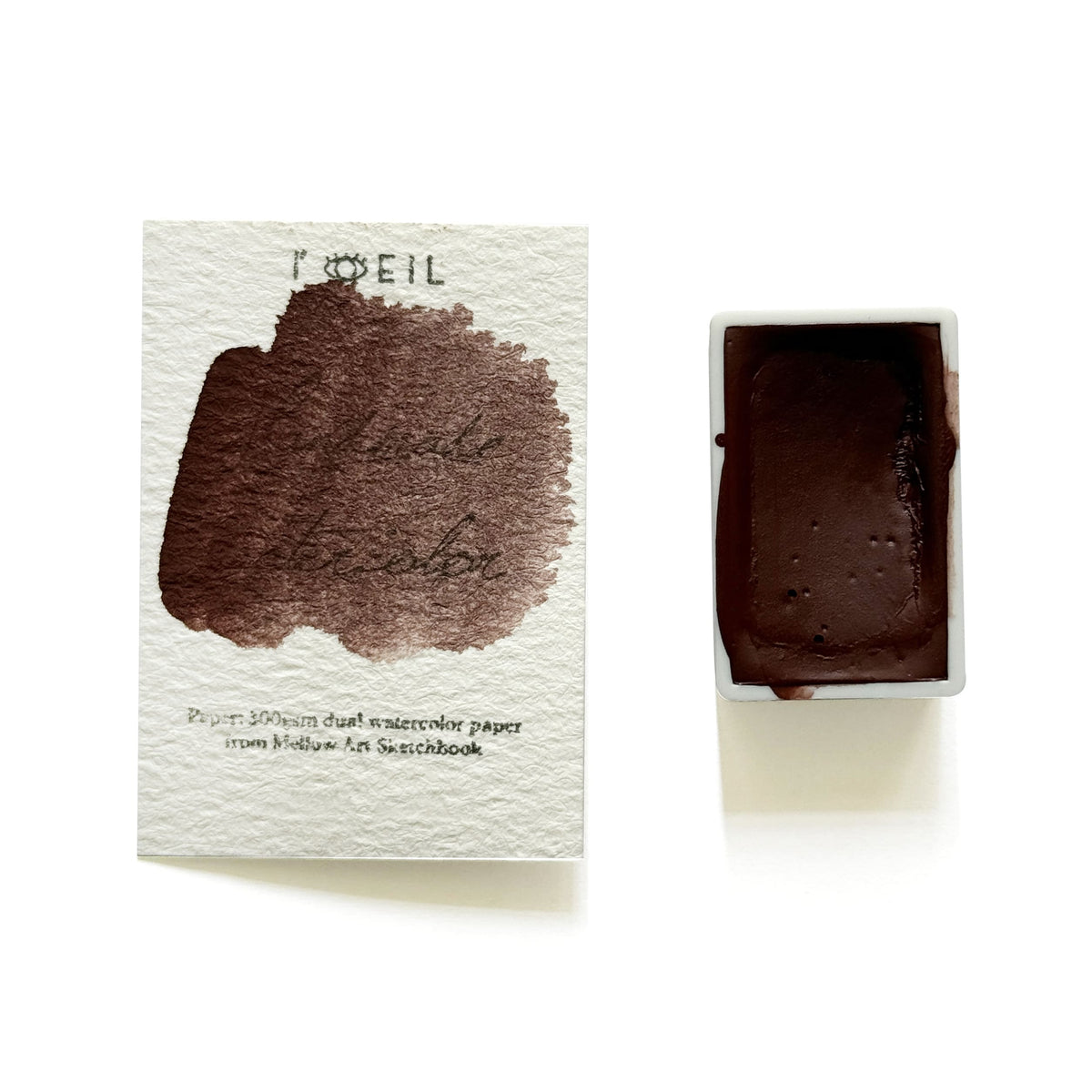 Indian Red PR101 - Artist Grade Handmade Honey Based Watercolor Paint ...