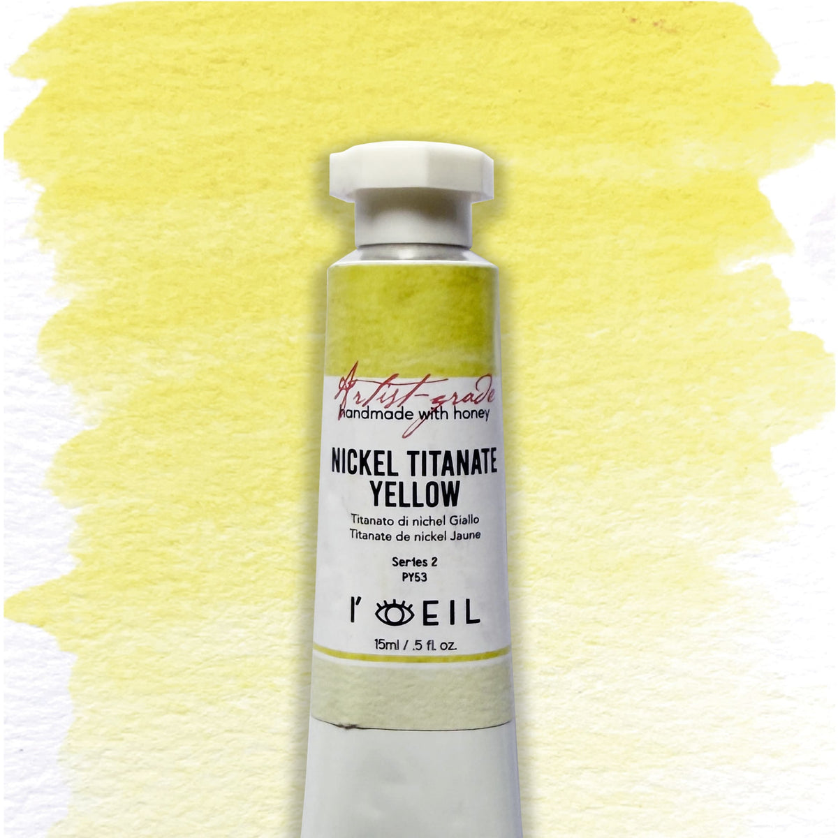 Nicker Titanate Yellow PY53 - Artist Grade Handmade Honey Based ...