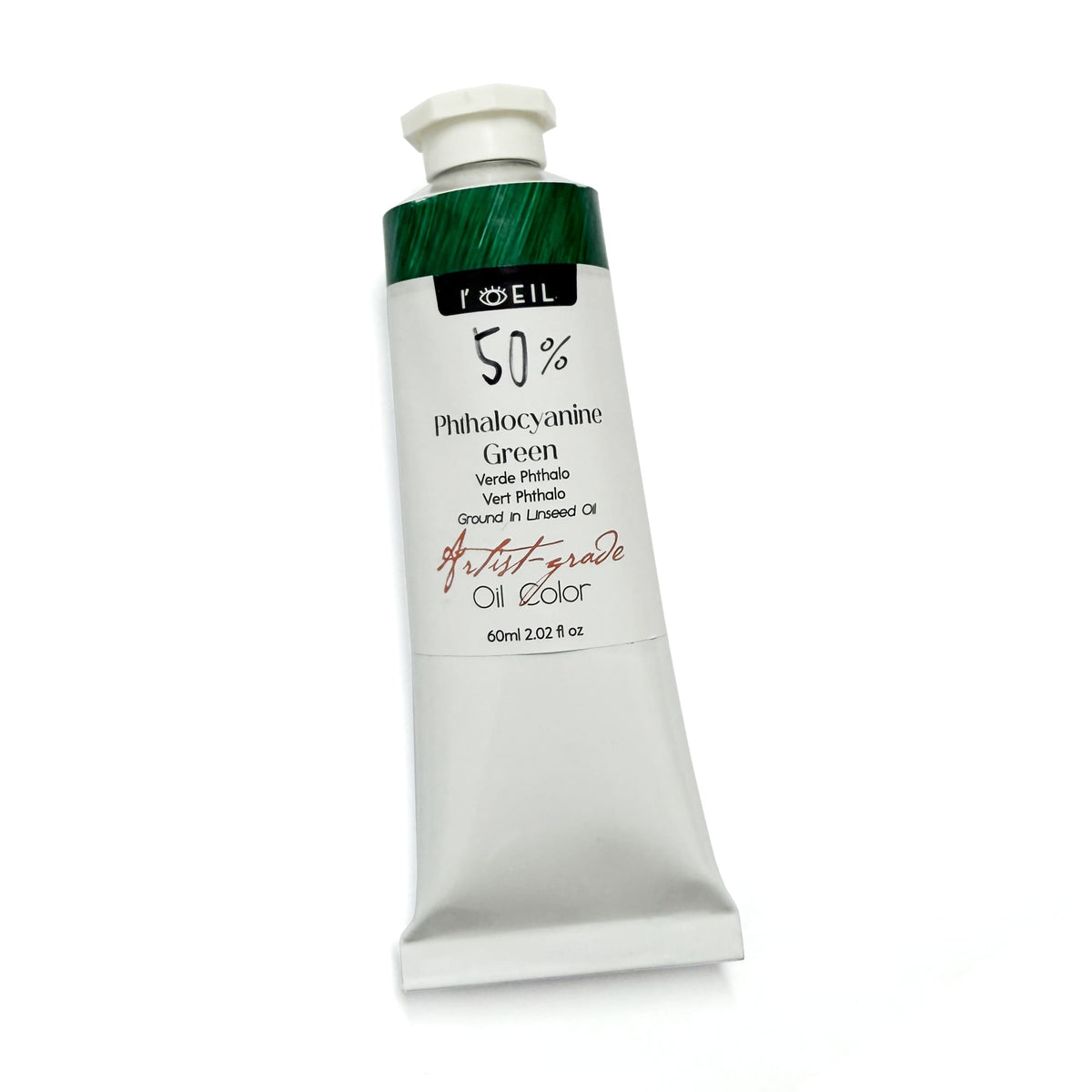 Phthalocyanine Green PG7 Traditional Artist Oil Paint 60ml – Loeil Art ...