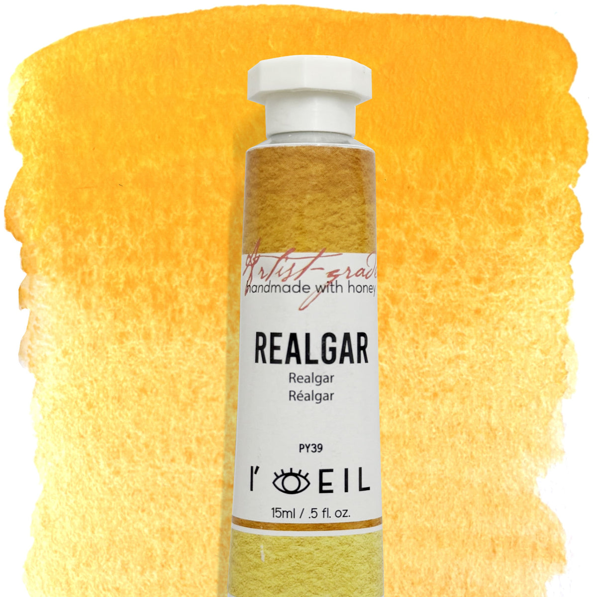 Realgar PY39 (Mineral) - Artist Grade Handmade Honey Based Watercolor ...