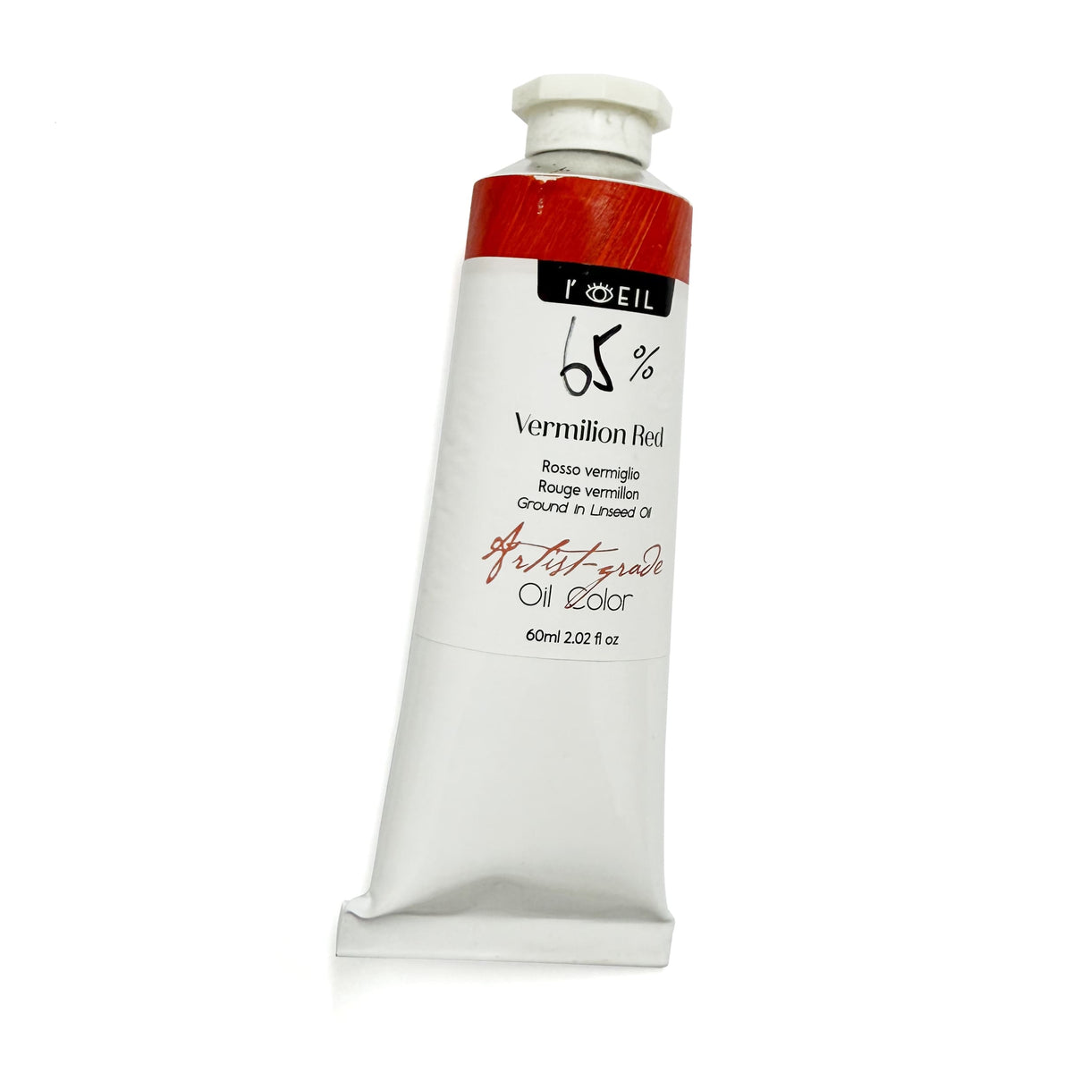 Vermilion Red (hue) PR255 Traditional Artist Oil Paint 60ml – Loeil Art ...